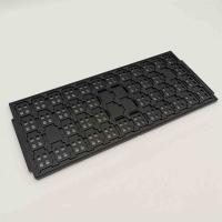 China 4x12 MPPO Black JEDEC Matrix Tray 322.6x135.9mm for Electronic Parts for sale