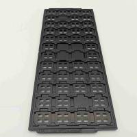 China 4x12 MPPO Black JEDEC Matrix Tray 322.6x135.9mm for Electronic Parts for sale