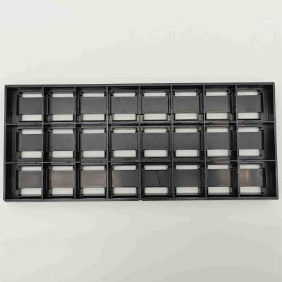 China ROHS PC JEDEC Standard Matrix Tray for IC Device 322.6x135.9mm 0.76mm Flatness for sale