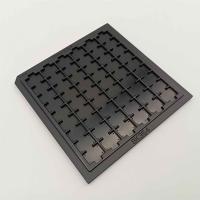 China Customized 4 Inch PC Waffle Pack Tray 54PCS for Chip Storage Anti Static for sale