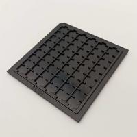 China Customized 4 Inch PC Waffle Pack Tray 54PCS for Chip Storage Anti Static for sale