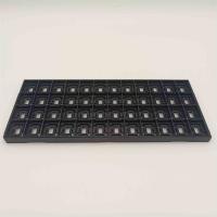 China Consolidation Black MPPO JEDEC Matrix Tray 322.6x135.9mm 48 Pockets for IC Electronic Parts for sale