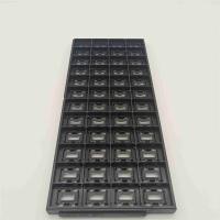 China Consolidation Black MPPO JEDEC Matrix Tray 322.6x135.9mm 48 Pockets for IC Electronic Parts for sale