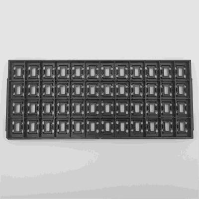 China Consolidation Black MPPO IC JEDEC Matrix Trays For Electronic Parts for sale