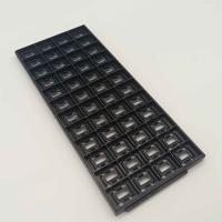 China Consolidation Black MPPO JEDEC Matrix Tray 322.6x135.9mm 48 Pockets for IC Electronic Parts for sale