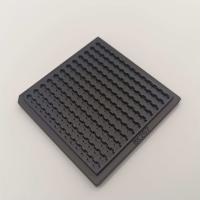 China Black PC Waffle Pack IC Chip Tray 168PCS 50.8x50.8mm for Semiconductor Loading for sale