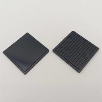 China Black PC Waffle Pack IC Chip Tray 168PCS 50.8x50.8mm for Semiconductor Loading for sale