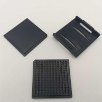China Black PC Waffle Pack IC Chip Tray 168PCS 50.8x50.8mm for Semiconductor Loading for sale