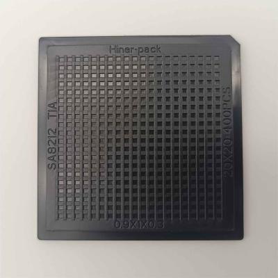 China Precision 2 Inch PC Waffle Pack Chip Trays For Electronic Parts for sale