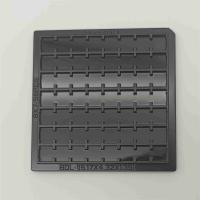 China 56PCS Customized Black 2 Inch Waffle Pack With Matching Lid for sale