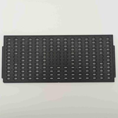 China MPPO Black JEDEC Standard Tray 322.6x135.9mm 0.76mm Flatness for Circuit Elements for sale