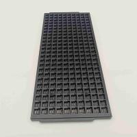 China Rohs Black PC 8Pin Slot JEDEC Matrix Tray 322.32x135.9x7mm for Electronic Module for sale