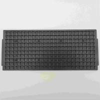 China Rohs Black PC 8Pin Slot JEDEC Matrix Tray For Electronic Module for sale
