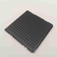 China Customized 4 Inch PC Waffle Pack Chip Tray 0.3mm Flatness for Semiconductor Packaging for sale