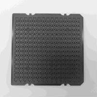 China Customized 4 Inch PC Waffle Pack Chip Tray 0.3mm Flatness for Semiconductor Packaging for sale