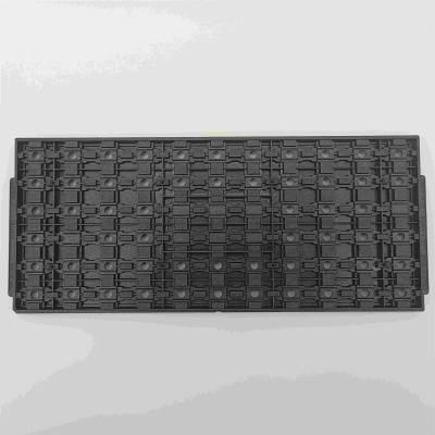 China Heat Resistant JEDEC Matrix Trays Black For Electronic Parts for sale