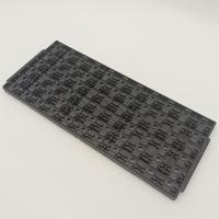 China Heat Resistant JEDEC Matrix Tray 322.6x135.9x12.19mm Black PES for Electronic Parts for sale