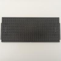 China Matrix Pes Black JEDEC Tray Standard 0.76mm Flatness For Electronic Parts for sale