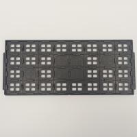 China Black ESD JEDEC Matrix Tray HN22045 322.6x135.9mm 32 Cavities for IC Packaging for sale