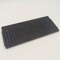 China Customized JEDEC Matrix Tray 220 Cavities ISO 9001 Black PES Electronic Component Packaging for sale