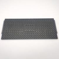 China IC Packaging JEDEC IC Trays Surface Resistant Black Color 7.62mm Height for sale
