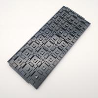 China JEDEC IC Trays 322.6x136mm Black MPPO for BGA QFP QFN Packaging for sale