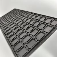 China Custom JEDEC Trays MPPO 150°C Anti-Static Black Hard Tray for PCBA Electronic Components 75pcs for sale