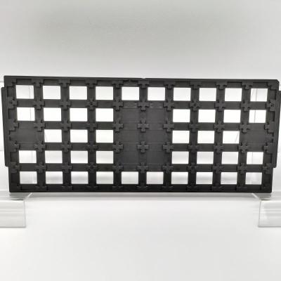China JEDEC Standard Custom Tray 322.6x135.9x7.62mm ESD Conductive Stackable for IC Handling for sale