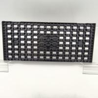China Custom Black Conductive ESD JEDEC Matrix Tray 322.6x135.9mm for IC Device Storage for sale