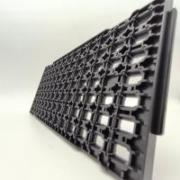 China Custom Black Conductive ESD JEDEC Matrix Tray 322.6x135.9mm for IC Device Storage for sale