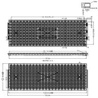 China JEDEC Matrix Tray ESD Plastic Molded Electronic Parts Packaging for QFP QFN IC Components for sale