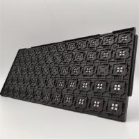 China MPPO Bare Die Tray Stackable ESD JEDEC Tray 322.6x135.9x7.62mm 60 Cavities for sale