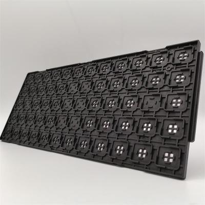 China MPPO Bare Die Tray Stackable ESD JEDEC Tray 322.6x135.9x7.62mm 60 Cavities for sale