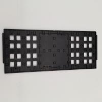 China Temperature Resistant Hard ESD Tray for PCB Reusable Anti Static 7.62mm IC Chip Tray for sale