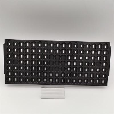 China Black MPPO JEDEC Matrix Trays For IC Compartments With BGA Packing for sale