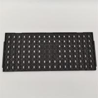 China Black MPPO JEDEC Matrix Tray 322.6x135.9x7.62mm 98 Cavities for IC BGA Packing for sale