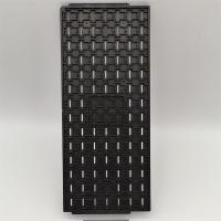 China Black MPPO JEDEC Matrix Tray 322.6x135.9x7.62mm 98 Cavities for IC BGA Packing for sale