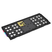 China Temperature Resistant Hard ESD Tray for PCB Reusable Anti Static 7.62mm IC Chip Tray for sale