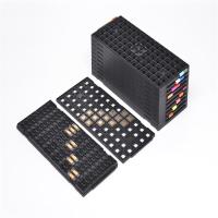 China Reused ESD Matrix Trays JEDEC IC Shipping Tray 322.6mm x 135.9mm for Optical Devices with 10-Pocket Configuration for sale