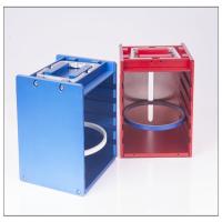 China 6 Inch 5 Slot Semiconductor Wafer Carrier 161.8x151x140mm for Inspection and Transportation for sale