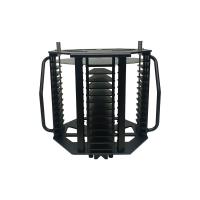 China Custom 12-Inch 25-Slot Metal Wafer Carrier Cassette with 450°C Temperature Rating and 316L Stainless Steel Construction for sale