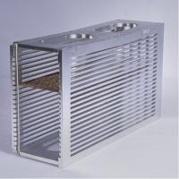 China CNC Precision Wafer Frame Box for Plasma Cleaning - 71mm Slot Width, ±0.01mm Accuracy, 6061 Aluminum for sale