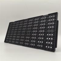 China ESD Black Chip Die BGA QFN Packaging Tray 322.6x135.9x7.62mm for Optoelectronic Devices for sale