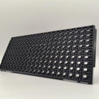 China ESD Black Antistatic MPPO JEDEC Chip Tray 322.6x135.9mm 180 Cavities IC Storage Packaging for sale