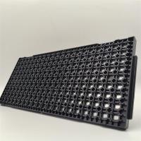China ESD Black Antistatic MPPO JEDEC Chip Tray 322.6x135.9mm 180 Cavities IC Storage Packaging for sale