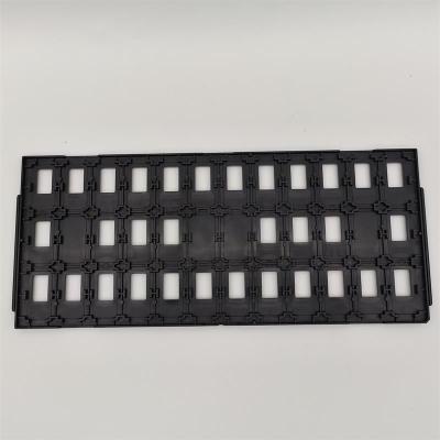 China Stackable JEDEC IC Trays 322.6x135.9mm Black BGA QFP for Automation Equipment for sale