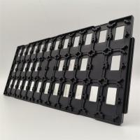 China Stackable JEDEC IC Trays 322.6x135.9mm Black BGA QFP for Automation Equipment for sale