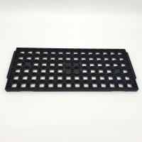 China JEDEC Standard Black High Temperature IC Tray 322.6x135.9mm 84 Cavities for sale