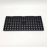 China Black JEDEC Tray for BGA ICs 322.6x135.9mm 128PCS Matrix 8x16 Standard Design for sale
