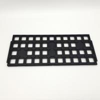 China Custom Black High Temperature JEDEC Trays for IC Packaging PPE Raw Material 322.6x135.9x7.62mm for sale